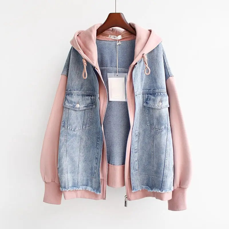MIRA™ | Dual-Tone Denim Jacket – Rebecca & Ruby